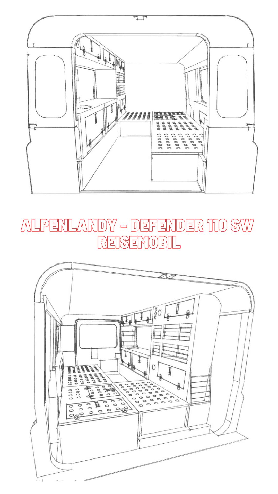 Defender 110 Reisemobil - Alpenlandy