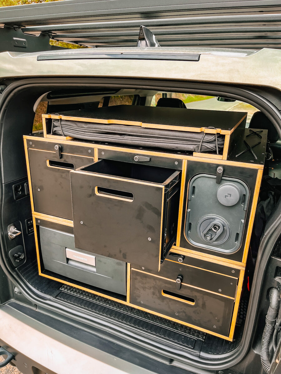 Camping-Box für New Defender Camper & Co