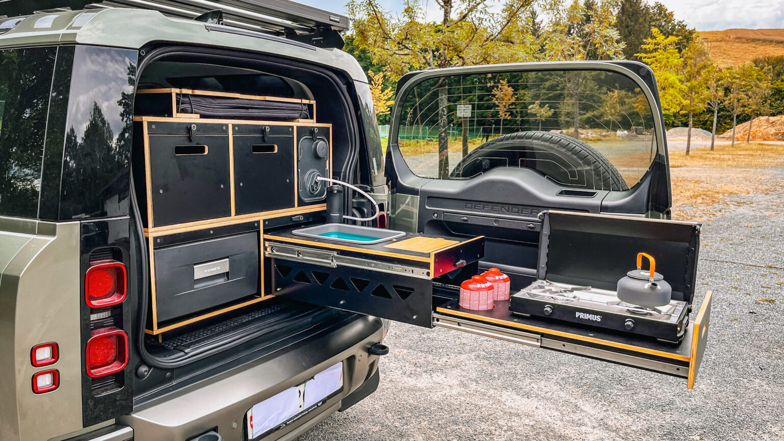 Camping-Box für New Defender Camper & Co